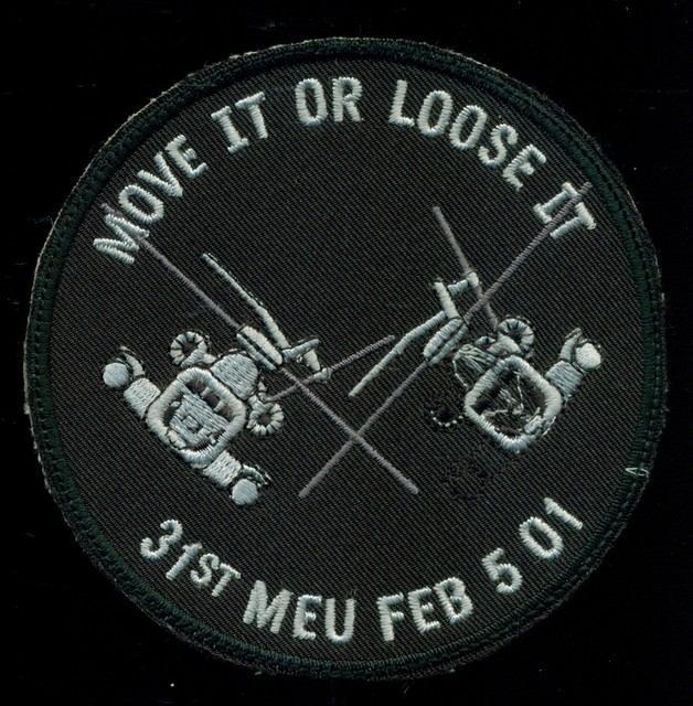 USMC 31st MEU 2001 Patch J-1 | eBay