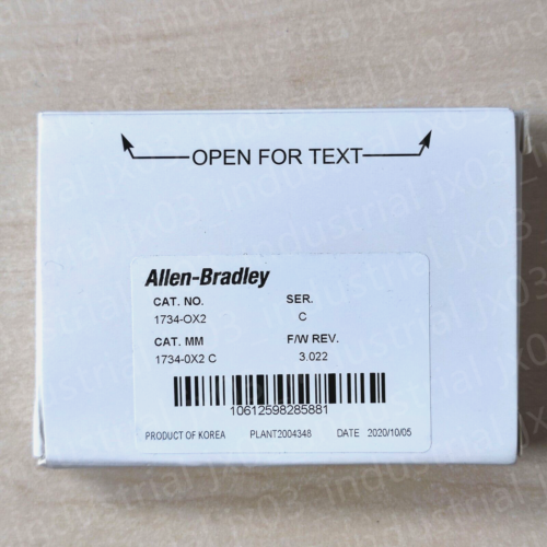 ALLEN BRADLEY 1734-OX2 Point I/O 2-Relay Module AB 1734-OX2 New In Box ...