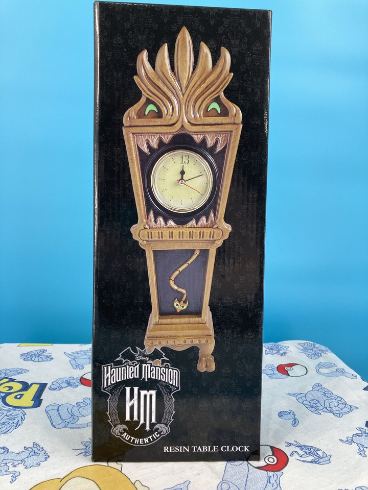 Disney The Haunted Mansion Grandfather Clock Resin Table Clock | eBay