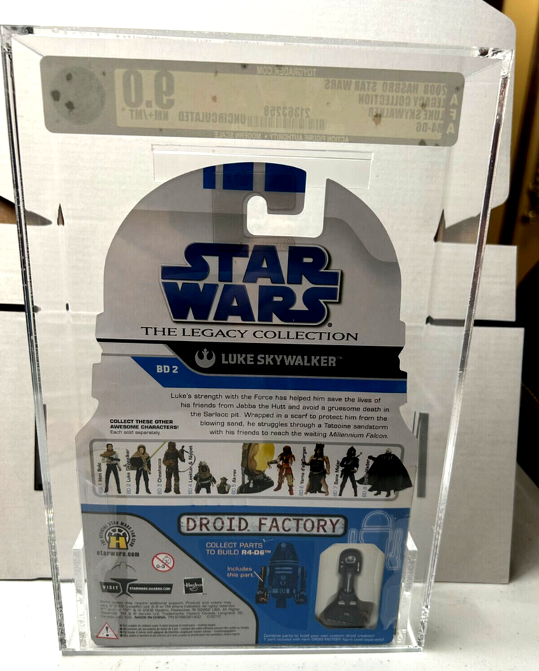 Star Wars Legacy Collection Luke Skywalker R4-D6 Action Fig AFA 9.0 | eBay