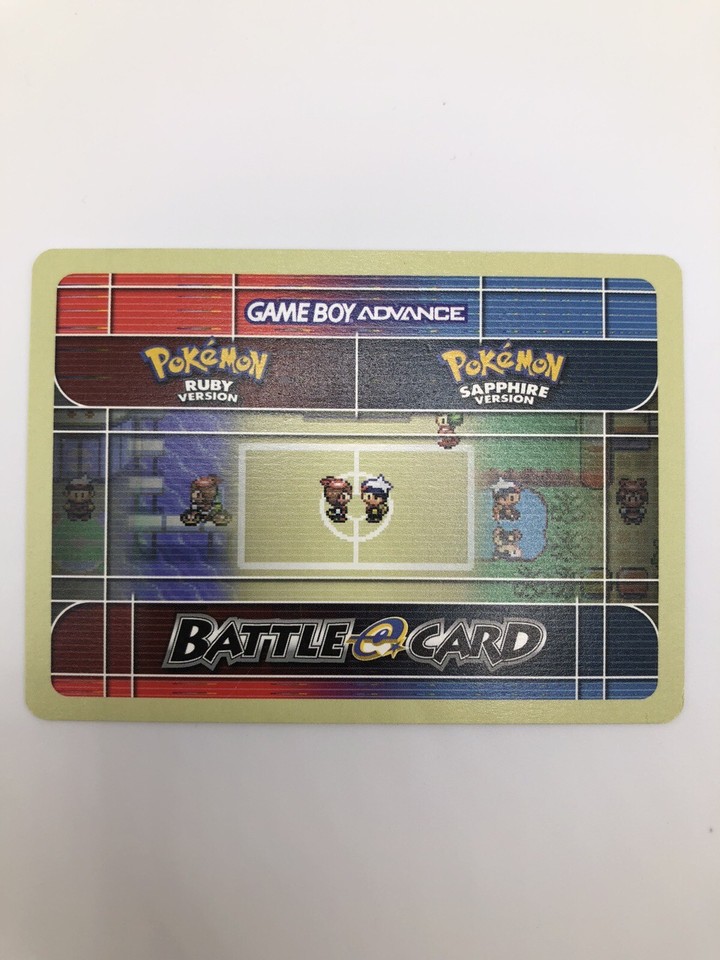 Beauty Ellie Pokémon Ruby & Sapphire E-Reader Battle Card | eBay
