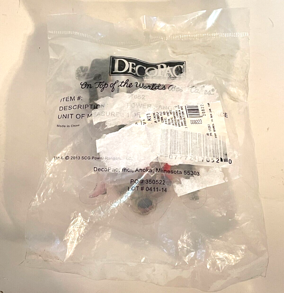 Power Rangers Mega Force DecoPac Cake Topper Kit NEW | eBay