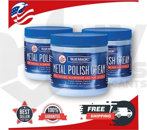 1 BLUE MAGIC 500 Metal Polish Cream Tub 19.38 oz - CHROME & ALUMINUM ...