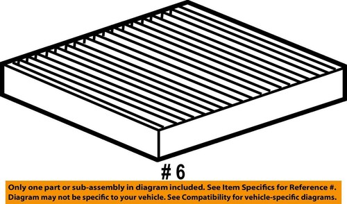 2013-2022 Micron Cabin Air Filter - GM 13508023 CF185 13356916 23456097 ...