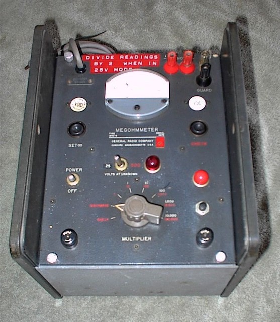 General Radio Company Type 1862-b Megohmmeter 1862B for sale online | eBay