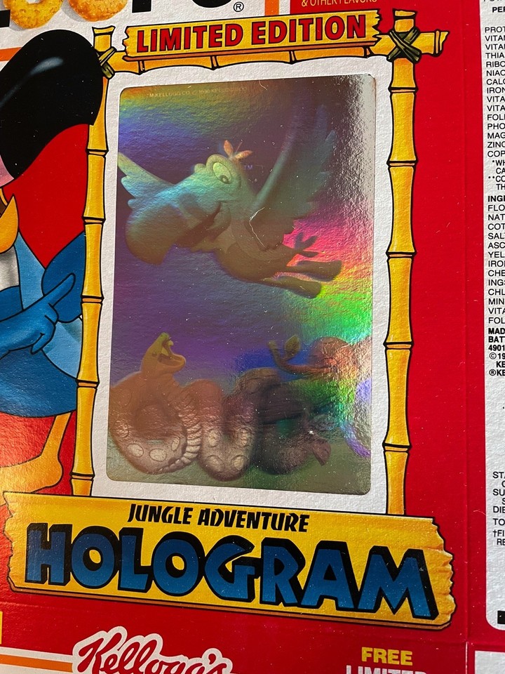 Kelloggs Froot Loops Toucan Sam & Snake Hologram Cereal UNCIRCULATED ...
