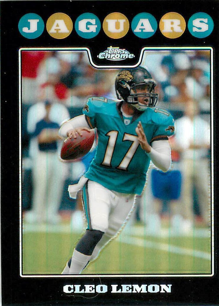 CLEO LEMON 2008 Topps Chrome ROOKIE REFRACTOR RC #TC26 Jaguars | eBay