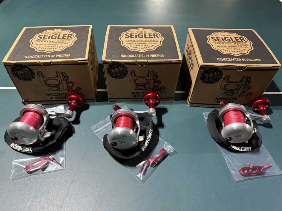 Seigler Small Game Long Handle Fishing Reel | eBay