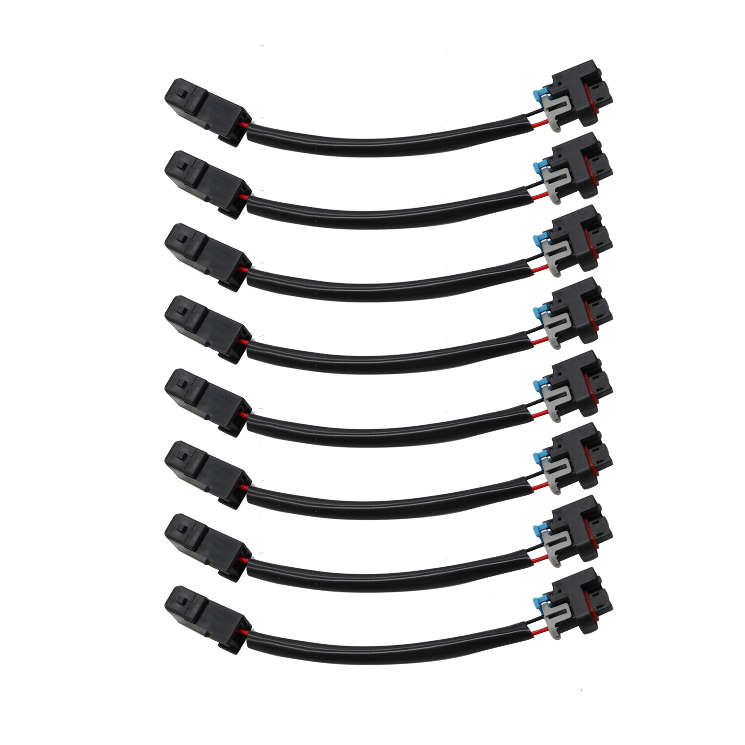 8PCS LQ4 LQ9 4.8 5.3 6.0 Delphi wire Harness to LS1 LS6 EV1 Injector ...
