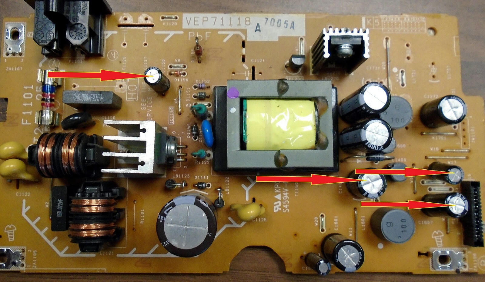 Repair kit for Panasonic DMR-EZ27 Power supply board, psu panel | eBay UK