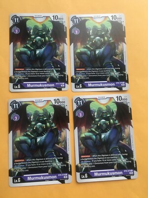 4x Murmukusmon BT6-079 C (Playset) Digimon CCG | Double Diamond Near ...