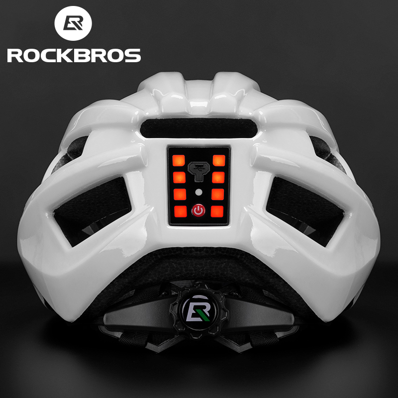 ROCKBROS Electric USB Helmet Bike Ultralight Helmet Cycling Light ...