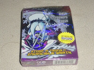 NEW SEALED DUEL MASTERS STOMP-A-TRONS OF INVINCIBLE WRATH BLOCK ROCKERS ...