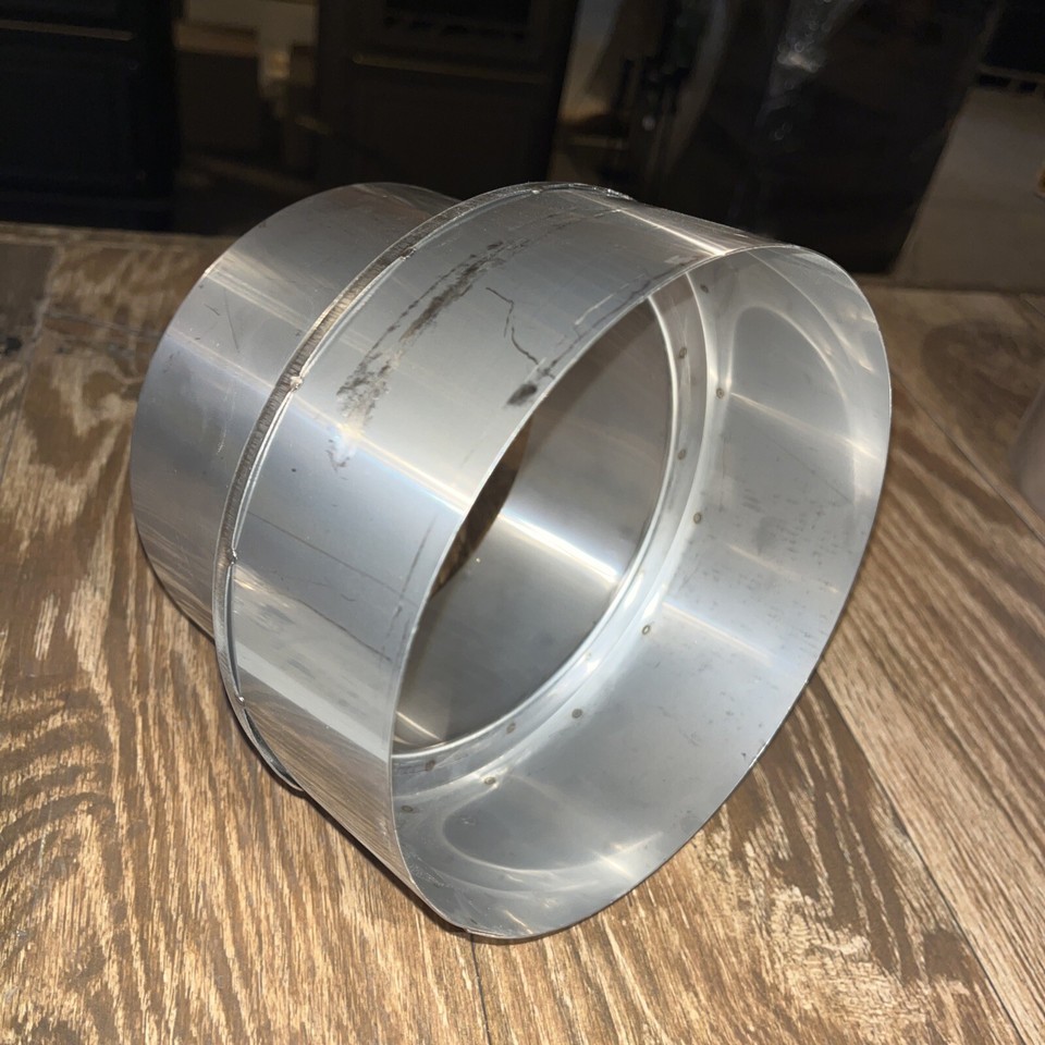 7”x6” stainless steel stove pipe/chimney reducer-increaser | eBay