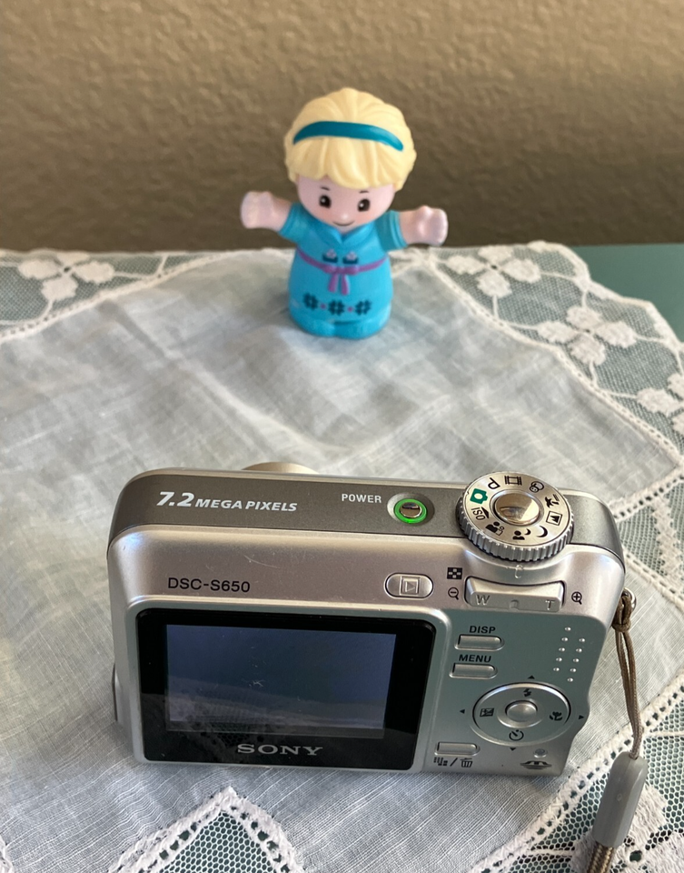 Sony Cyber-shot DSC-S650 Digital Camera 7.2 Megapixel Silver Tested ...