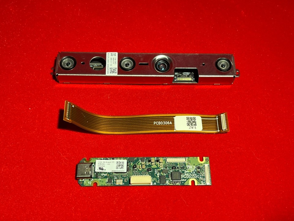 Barebone Intel RealSense Depth Module D450 + D4 Board + 100mm Flex ...