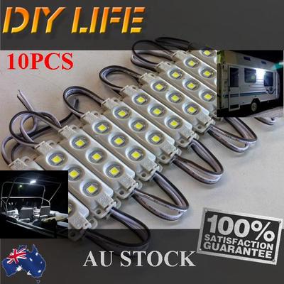 Waterproof 12V LED Strip Module Light Cool white Camping Boat Caravan ...
