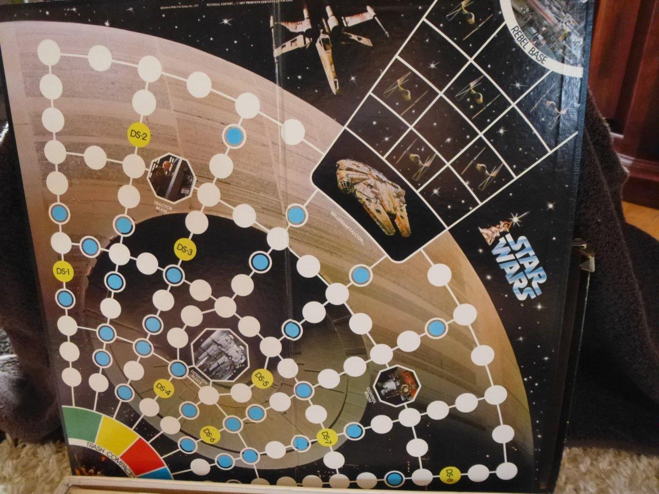 Star Wars Escape From Death Star Board Game 1977 Kenner Vtg Complete ...