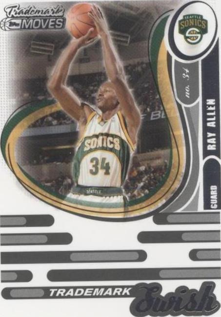 2006-07 Topps Trademark Moves - Trademark Swish Ray Allen #TSW-11 for ...