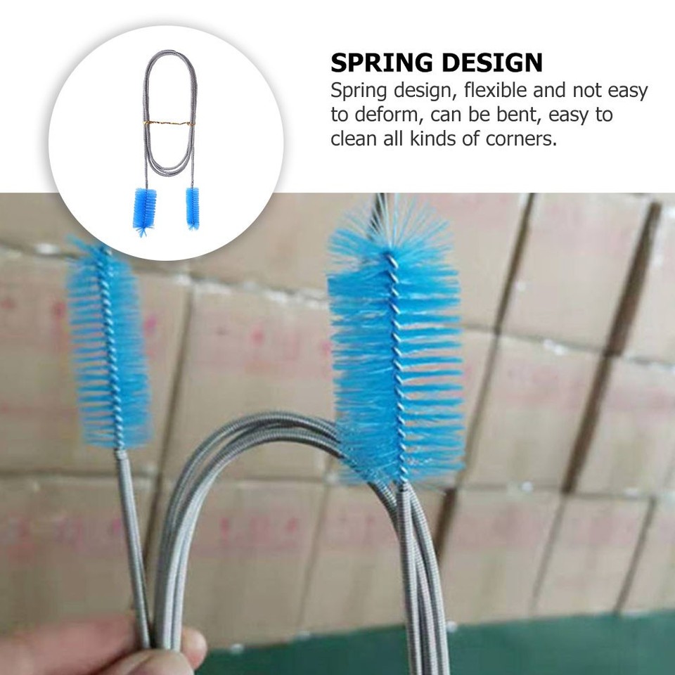 Stainless Steel Water Pipe Cleaning Brush Fish Tank Brushes Aquarium ...