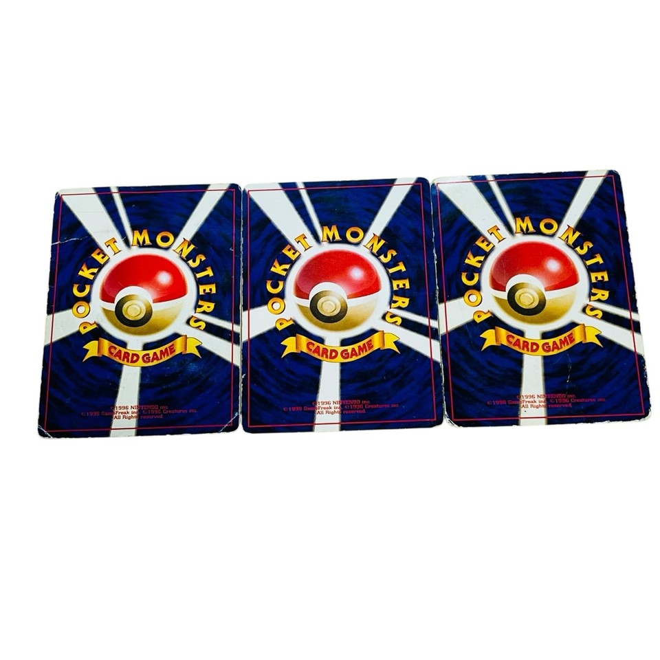 Japanese Pokemon Cards Johto Starters Set Totodile Cyndaquil Chikorita ...