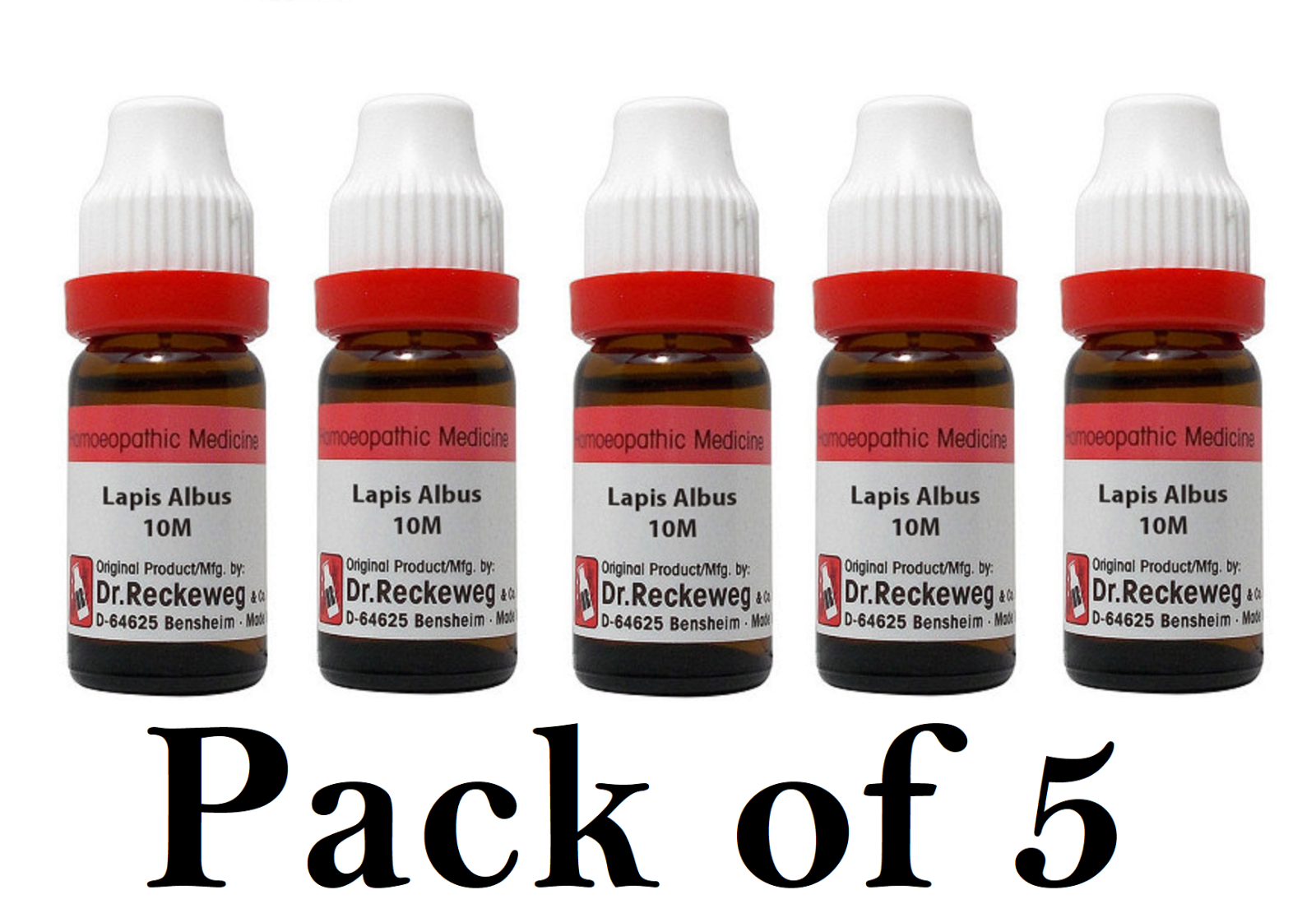 5X Dr Reckeweg Lapis Albus 10M CH Dilution 11ml Each | eBay