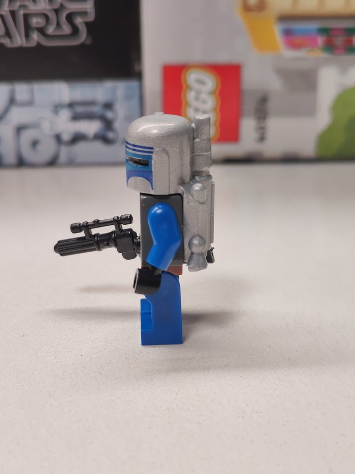 Rare Star Wars Jango Fett Custom Lego Minifigure Cloud City Hunter 7153 ...