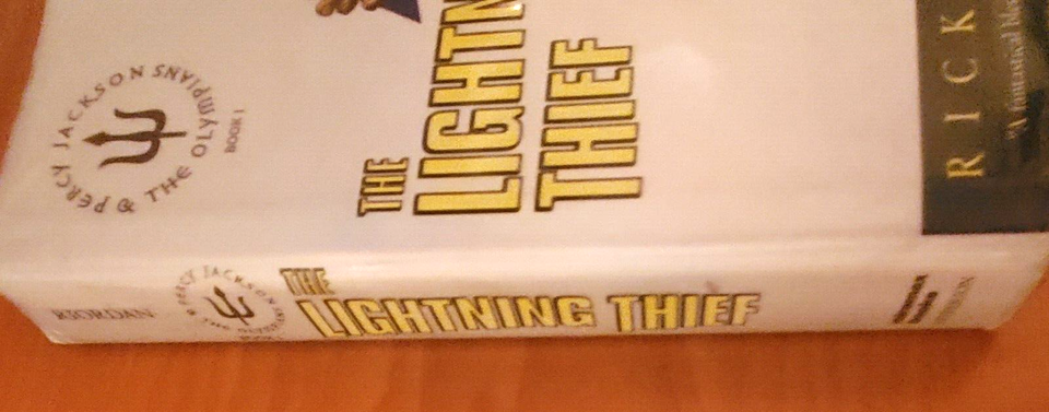 THE LIGHTNING THIEF Rick Riordan 2005 First Edition Percy Jackson first ...