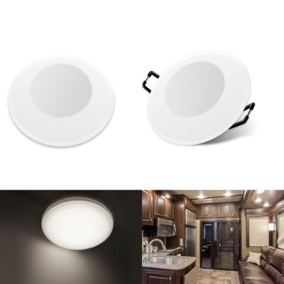 12V 3.4" LED Recessed Ceiling Light Kitchen Closet Puck Light RV Camper ...