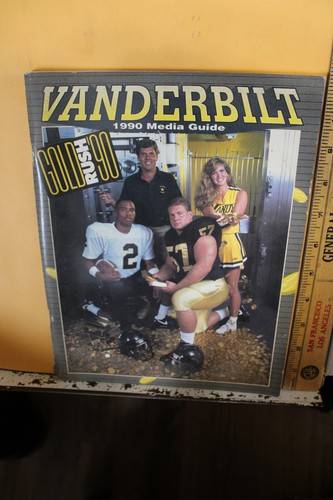1990 Vanderbilt University Football Media Guide Deanna Dill Corey ...