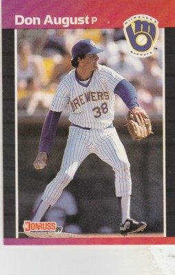 FREE SHIPPING-MINT-1989 Donruss Milwaukee Brewers Baseball Card #410 ...