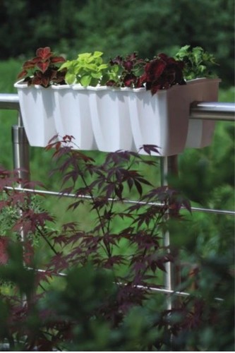 Flower Bridge Hanging Planter Plant Pot Fence Railing Balcony Decking ...