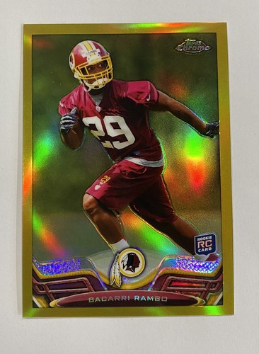 2013 Topps Chrome Gold Refractor /50 Bacarri Rambo #208 Rookie RC | eBay