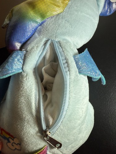 My Little Pony MLP Rainbow Dash Plush Backpack | eBay