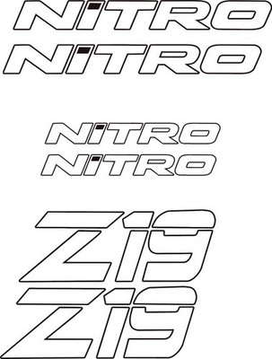 NITRO - Vinyl Die-Cut Decals | eBay