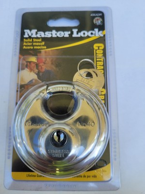 Master Lock Disc Padlock Number 40 Key Number 0476 | eBay