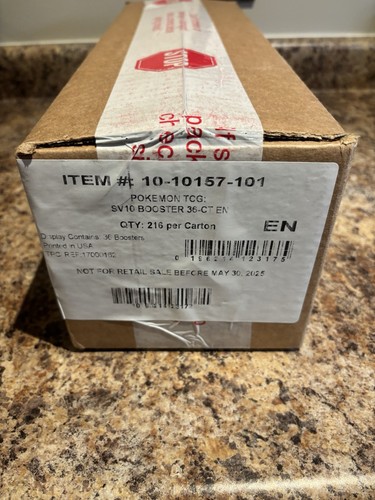 Pokemon Destined Rivals SV10 Factory Sealed Booster Box Case - Double ...