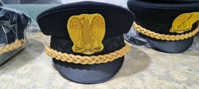 WW2 Italian Duce of Fascism Fascist Military General Officers Visor Hat ...