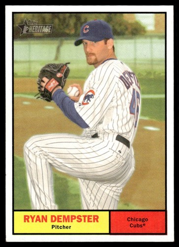 2010 Topps Heritage Ryan Dempster Chicago Cubs #58 | eBay