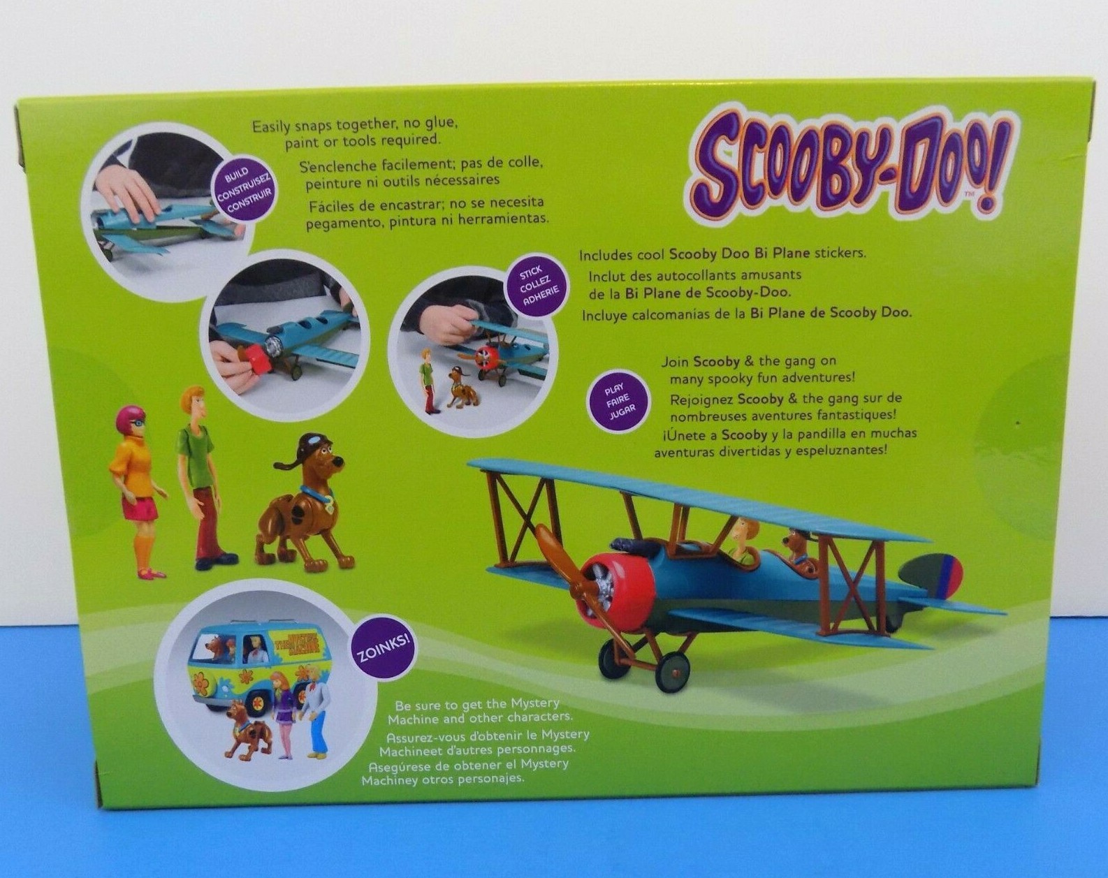 Revell Scooby-doo Bi Plane Model Kit 3 Figures Included for sale online ...