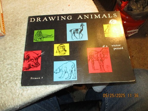 Drawing Animals Victor Perard Pitman 5 1957 How-To Book | eBay