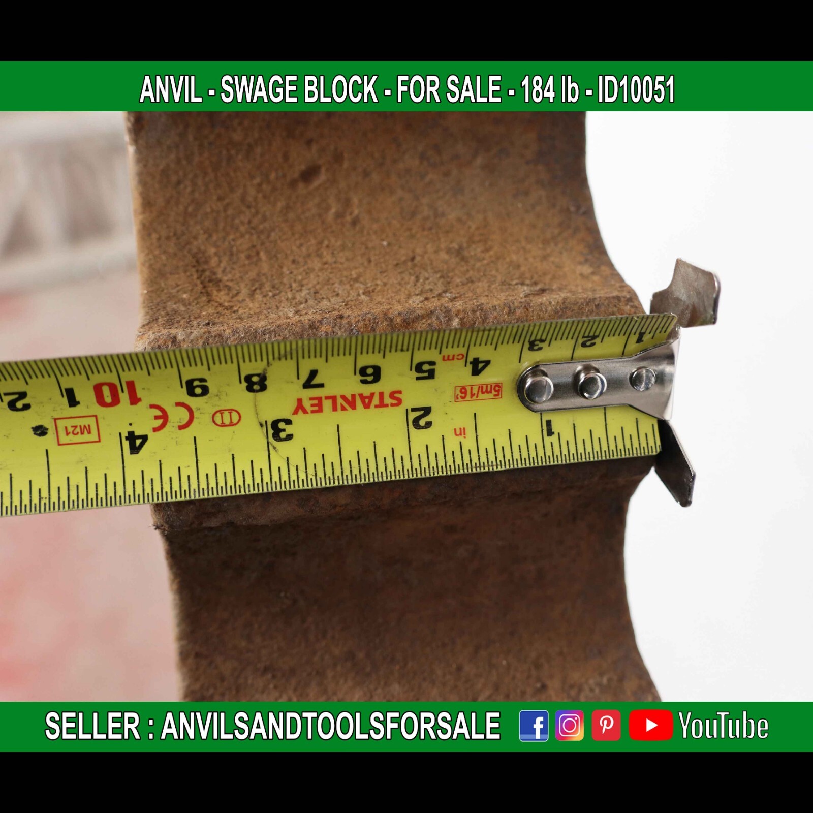 ANVIL - SWAGE BLOCK - 184 lb - ID10051 | eBay
