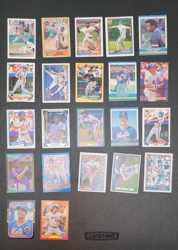 New York Mets Vintage Baseball Card Lot 22 Cards. 80s, 90s, and early ...
