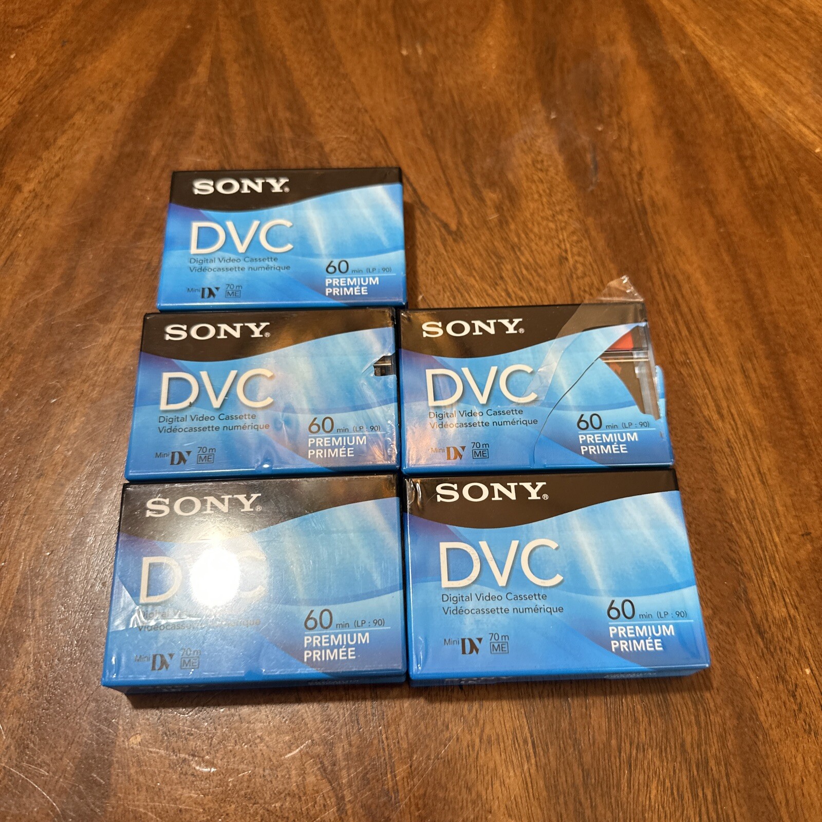 " NIP " Lot Of 5 Sony DVC Mini Digital Video Cassettes 60 | eBay