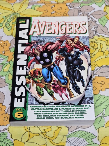 Essential Avengers Vol 6 Englehart Thomas Starlin Buscema New B&W OOP ...