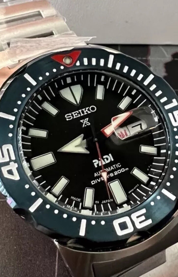 New Seiko Prospex Monster PADI Special Edition Automatic Diver's SRPE27 ...