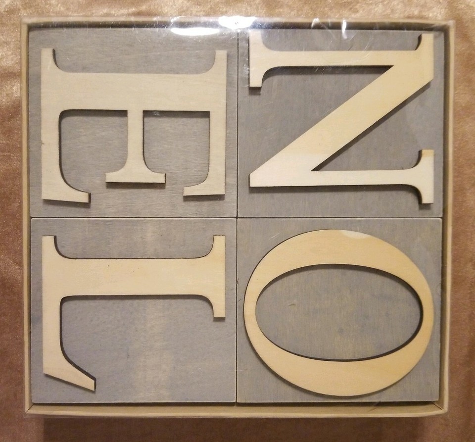 Inspirations Noel Decorative Blocks By Hallmark | eBay