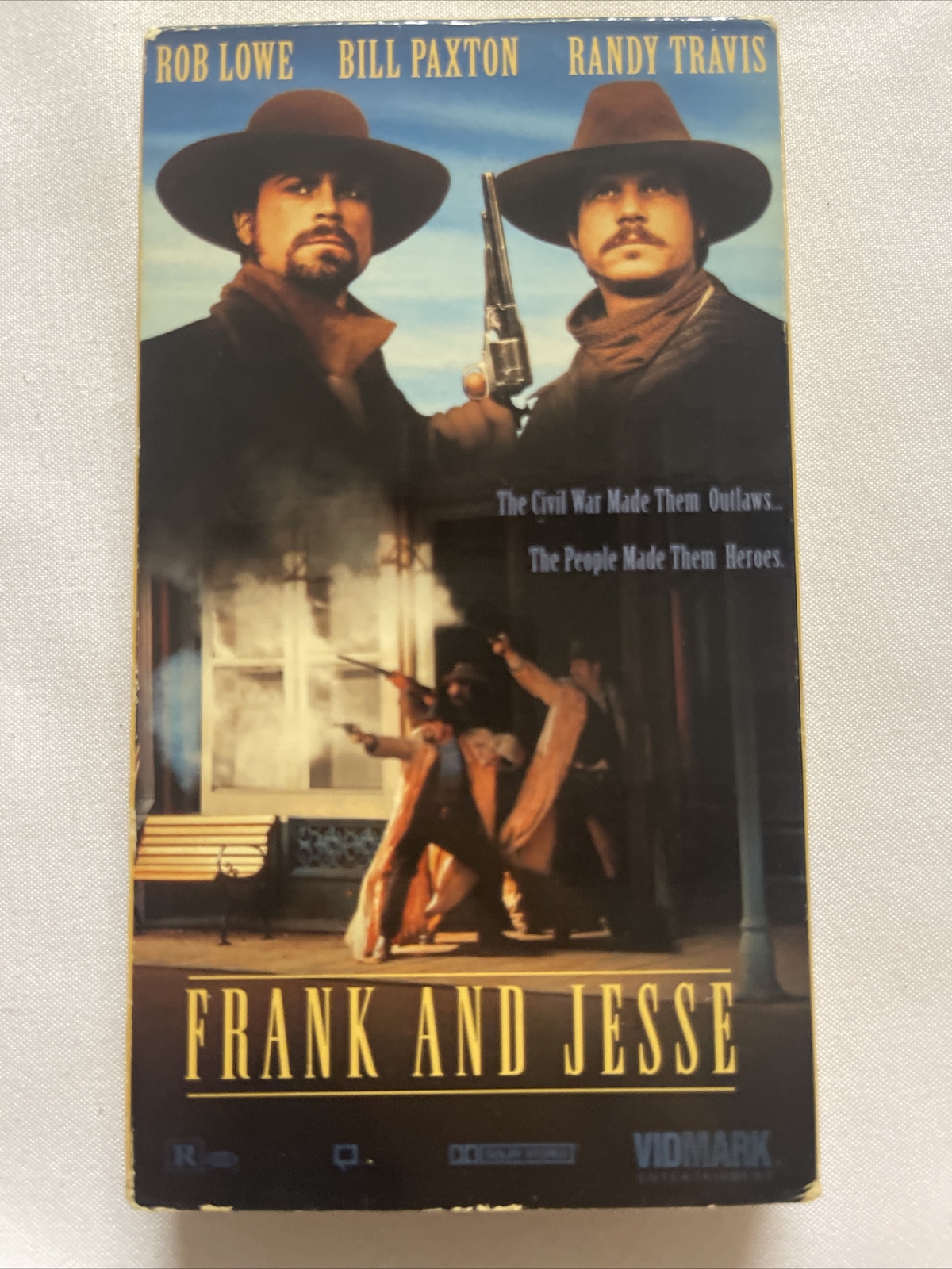 1994 FRANK AND JESSE Rob Lowe VHS Tape, COMPLETE/TESTED SEE PHOTOS ...