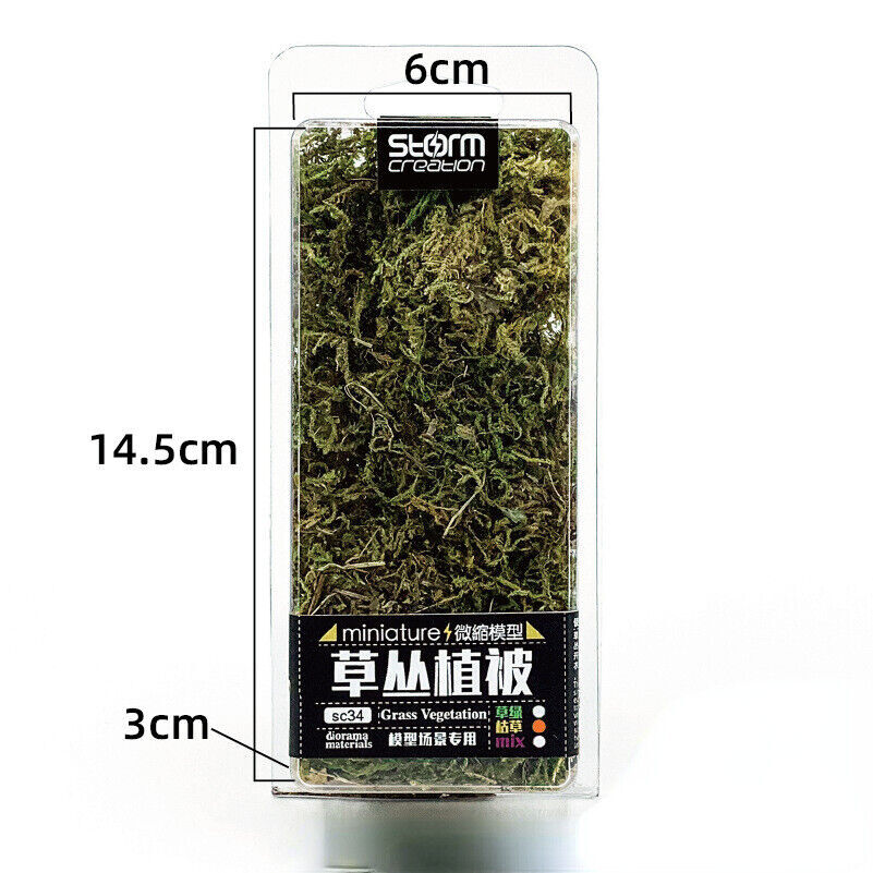 HO/OO Scale Bush Grasses Miniatures Forest Garden Plant Railway Scenery ...