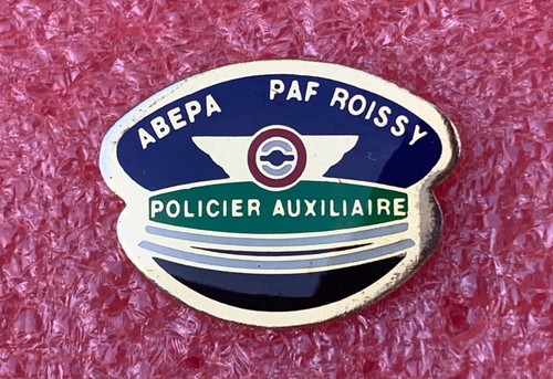 T35 Pins POLICE AUX FRONTIERES PAF ROISSY Policier Auxiliaire Vintage ...